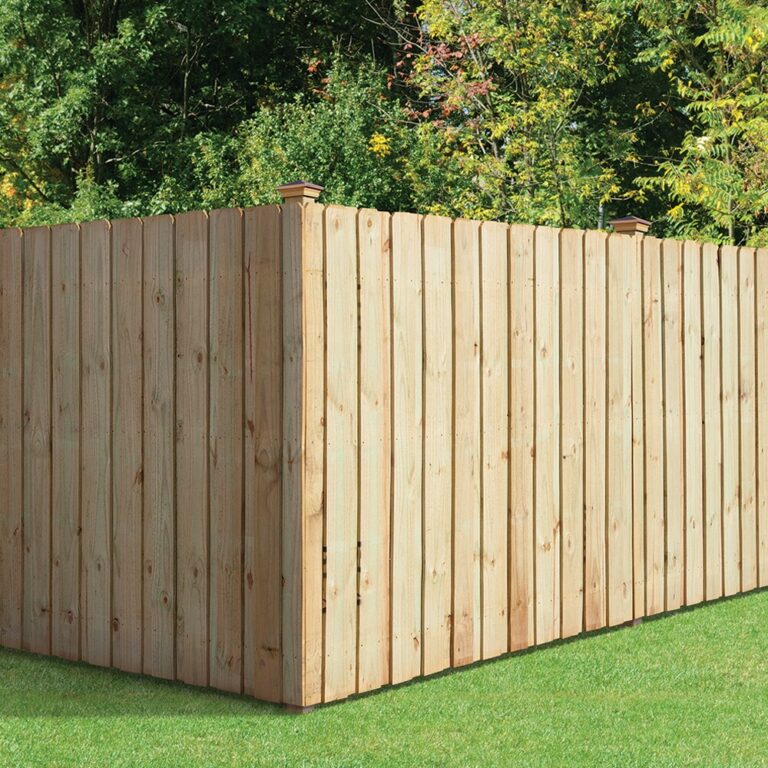 Treated Wood Privacy Fence - HeartLand Deck & Fence
