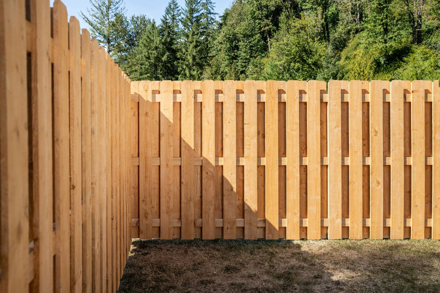 Treated Wood Privacy Fence - HeartLand Deck & Fence